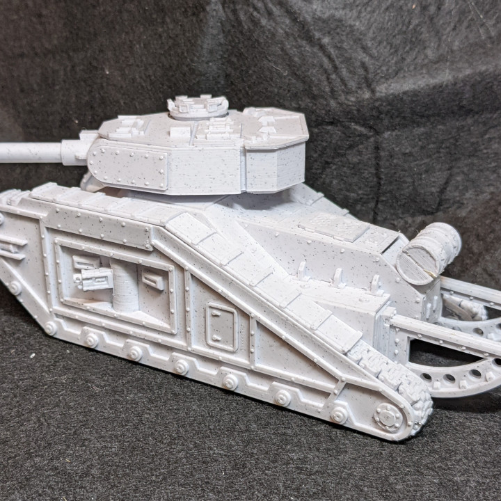 3D Printable MK VI Landship Modular Tank Base Kit by Tread Heads