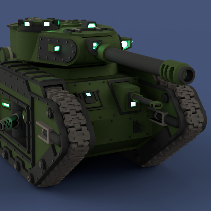 3D Printable MK VI Landship Modular Tank Base Kit by Tread Heads