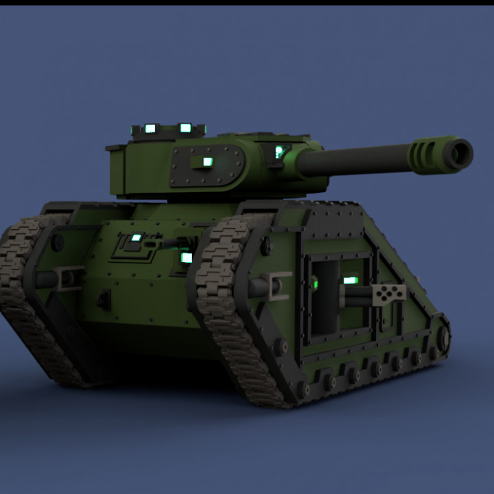 3D Printable MK VI Landship Modular Tank Base Kit by Tread Heads