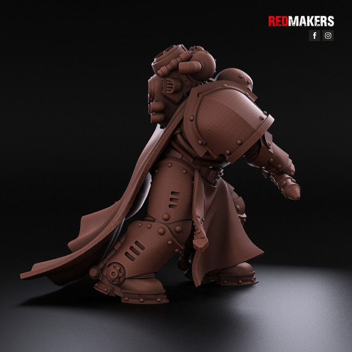3D Printable Sergeant – Space Knights - Pistols and Melee Weapons. by ...