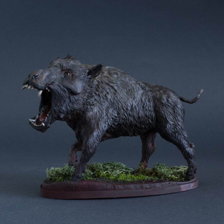 3D Print of Daeodon - hell pig by Dino and Dog