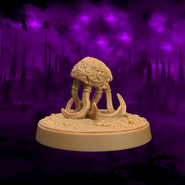 3D Printable Eldritch Elder Brain Hive-Mind | Supported | Eldritch ...