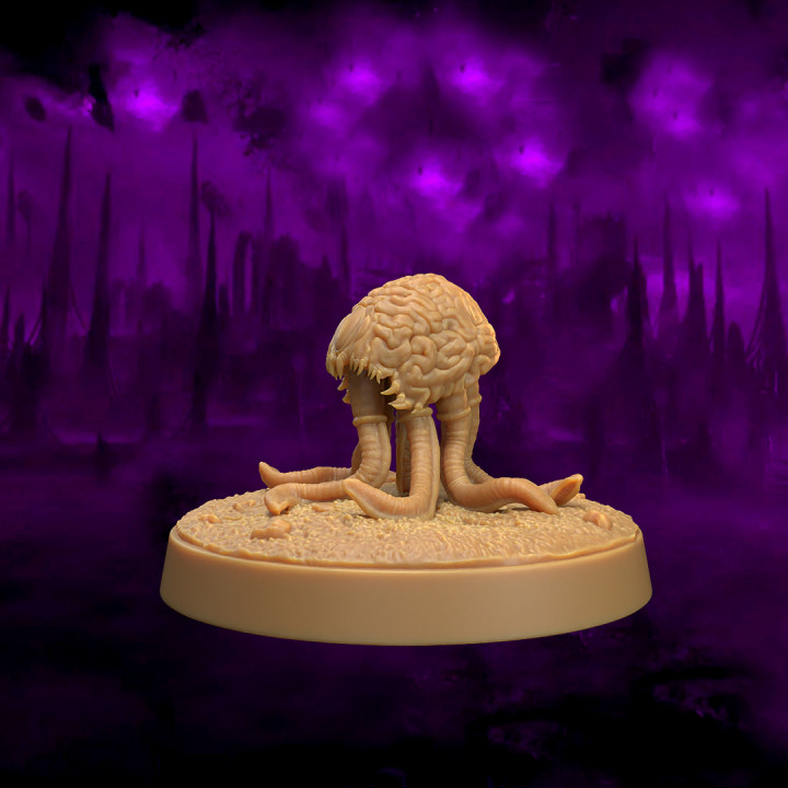 3D Printable Eldritch Elder Brain Hive-Mind | Supported | Eldritch ...