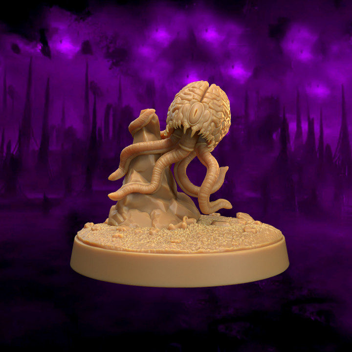 3D Printable Eldritch Elder Brain Hive-Mind | Supported | Eldritch ...