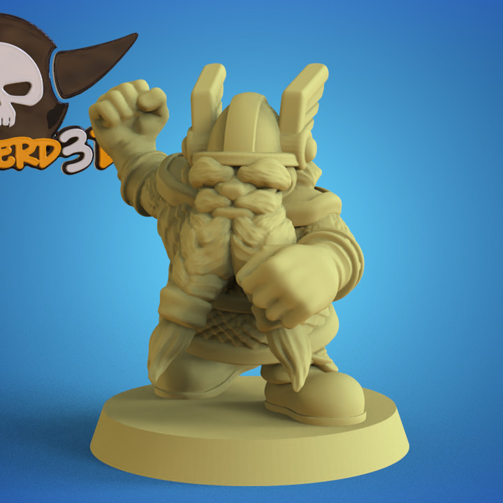3D Printable Big-headed Dwarfs! BB by Calaverd3D