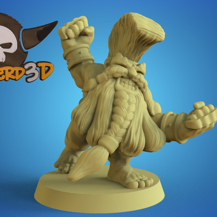 3D Printable Big-headed Dwarfs! BB by Calaverd3D