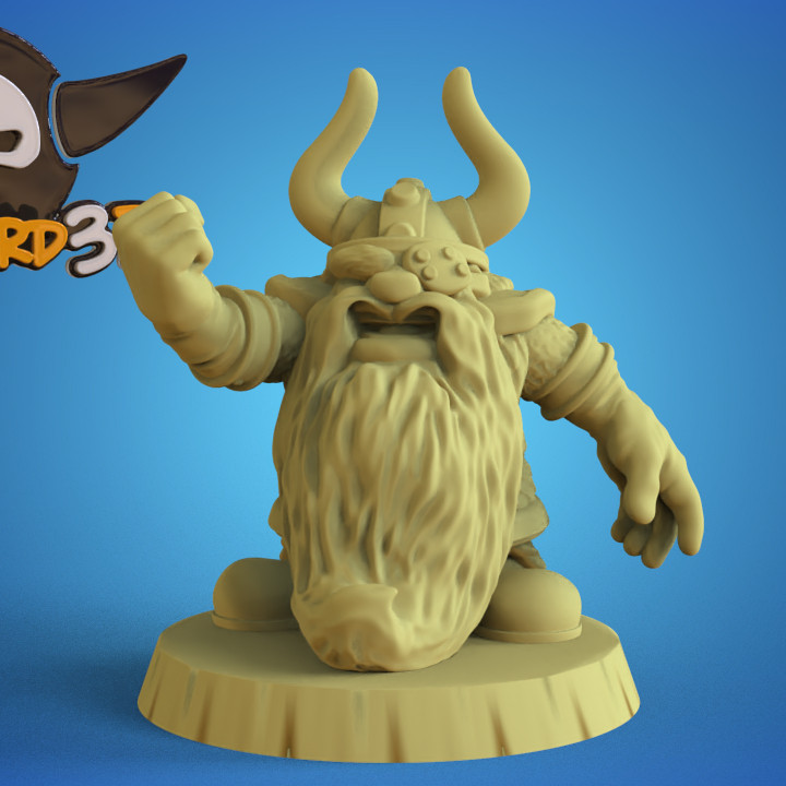 3D Printable Big-headed Dwarfs! BB by Calaverd3D