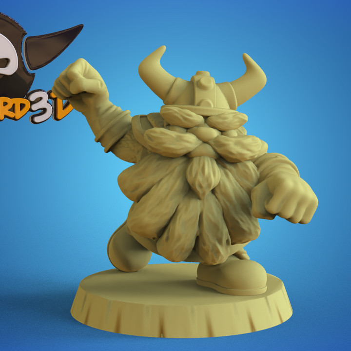 3D Printable Big-headed Dwarfs! BB by Calaverd3D