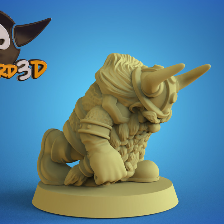 3D Printable Big-headed Dwarfs! BB by Calaverd3D