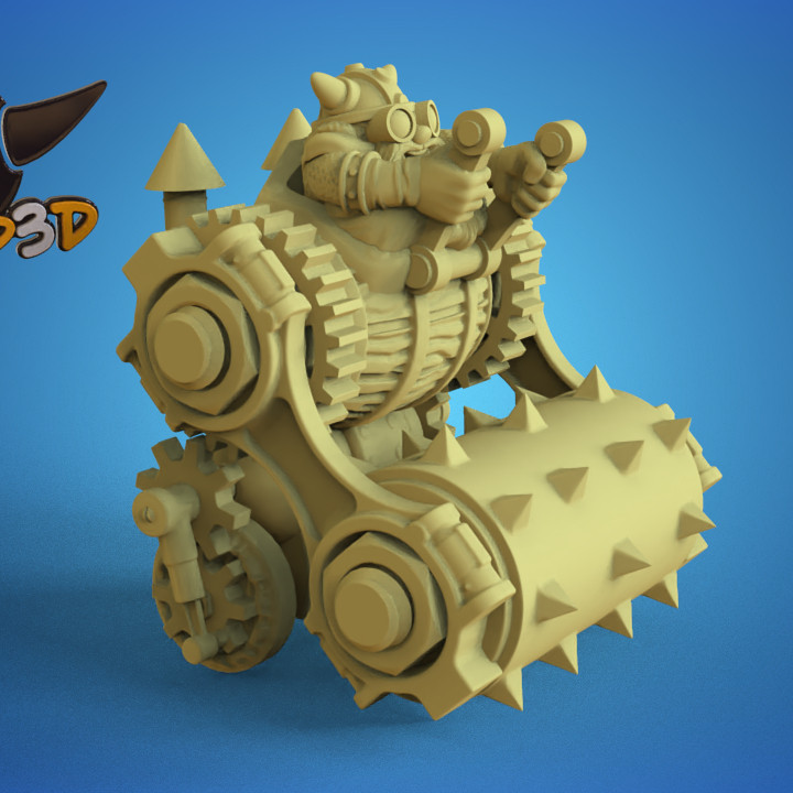 3D Printable Big-headed Dwarfs! BB by Calaverd3D
