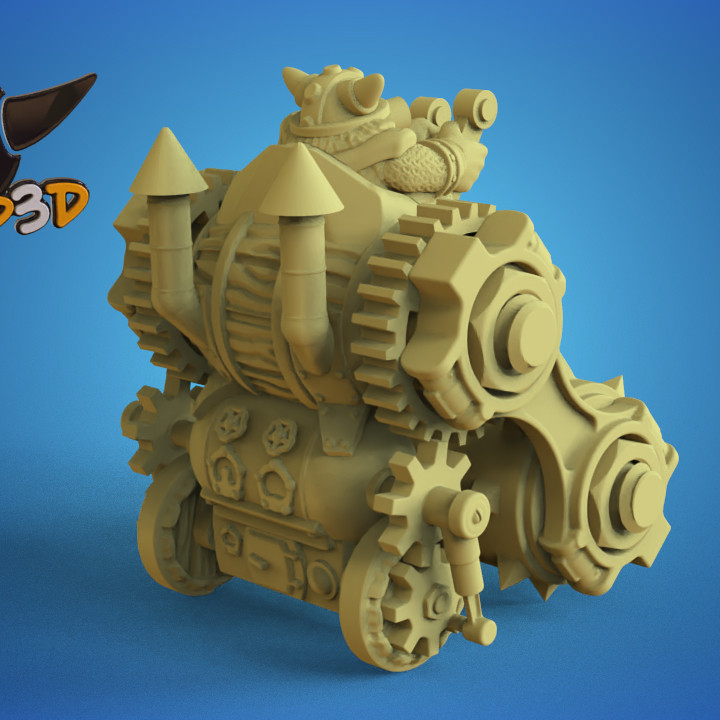 3D Printable Big-headed Dwarfs! BB by Calaverd3D