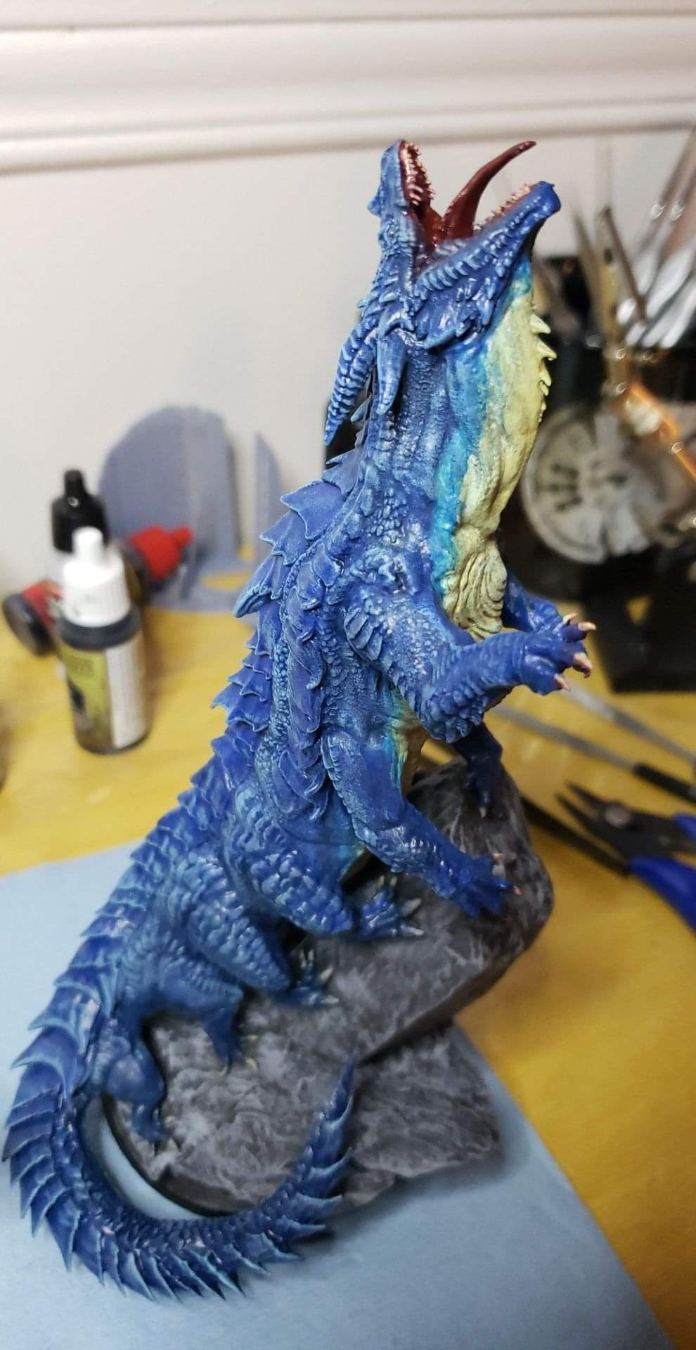 3D Printable Adult Behir by Rescale Miniatures