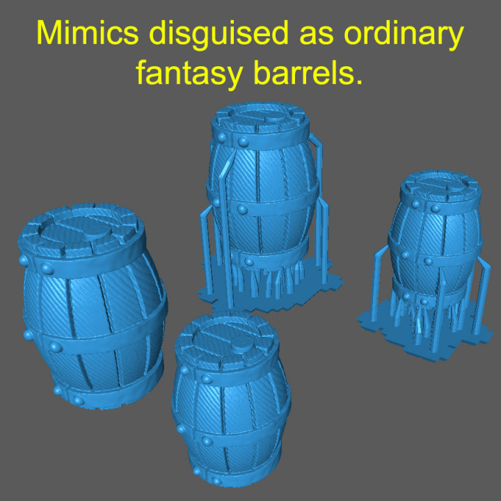 3D Printable Barrels and Mimic by nonPareil Institute