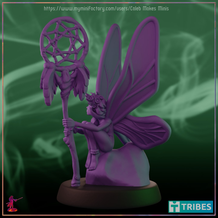 3D Printable Dreamcatcher Fairy, Archfey Warlock | Witch Series by ... 3D Printable Dreamcatcher Fairy, Archfey Warlock | Witch Series by ...