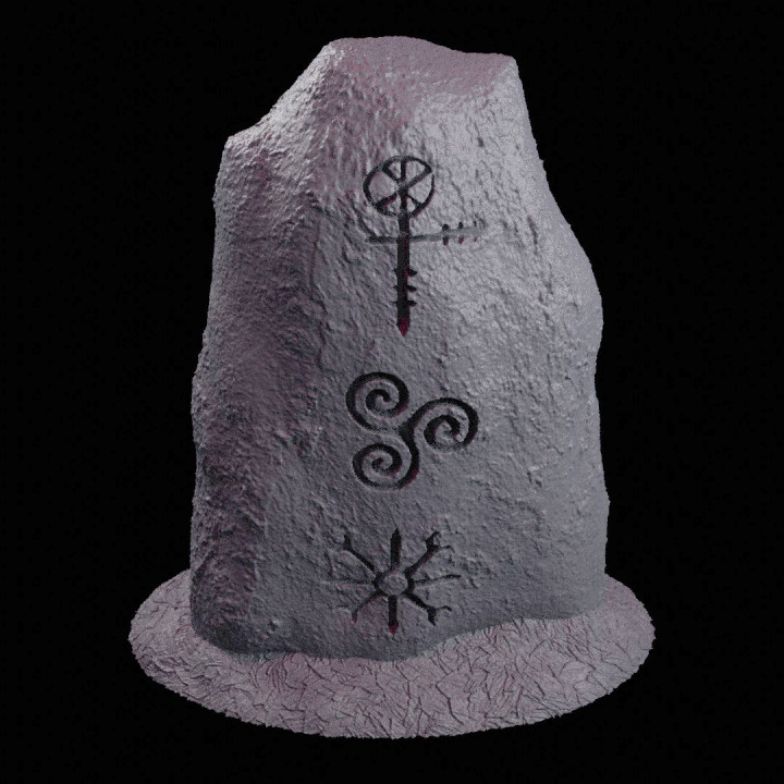 3D Printable Immemorial Cryptic Stones Set by Custom Miniature Maker