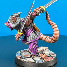 3D Printable Ninja Rat Bundle by Goon Master