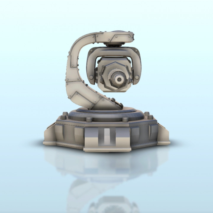 3D Printable Laser gun turret on axis 2 (+ supported version ...