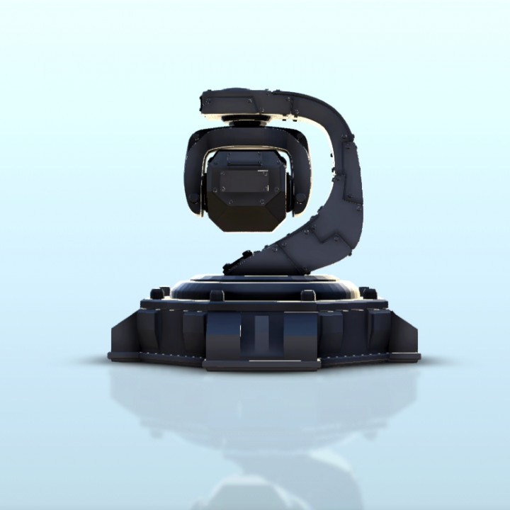 3D Printable Laser gun turret on axis 2 (+ supported version ...