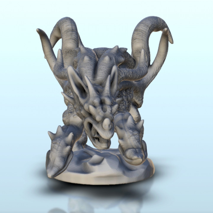 3D Printable Alien creature with tentacules and skull head 10 - Sci-Fi ...