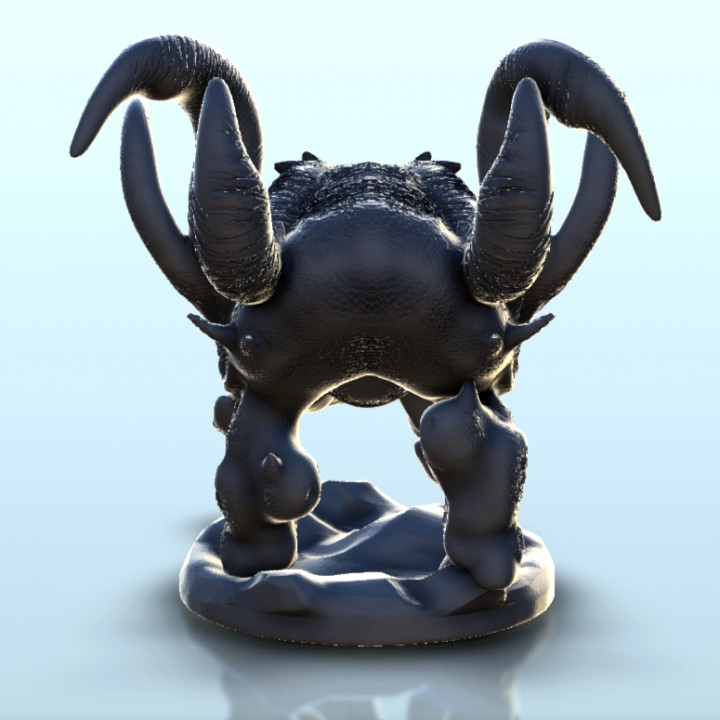 3D Printable Alien creature with tentacules and skull head 10 - Sci-Fi ...