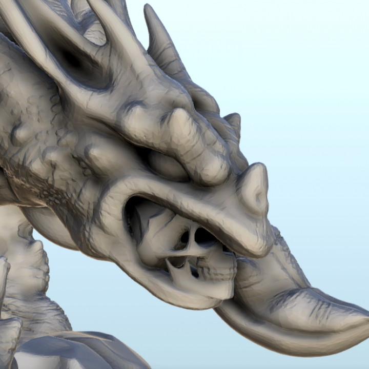 3D Printable Alien creature with tentacules and skull head 10 - Sci-Fi ...