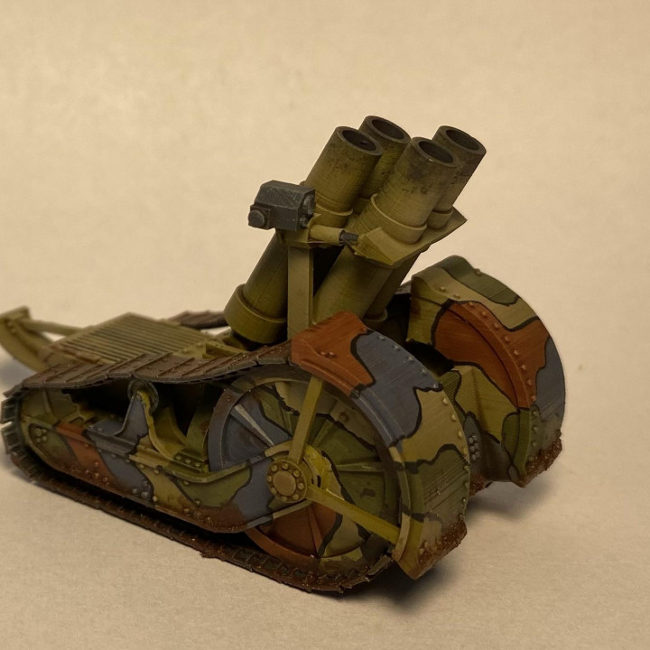 3D Printable Renault Pattern Multi Mortar - Pre-supported by Tiny ...