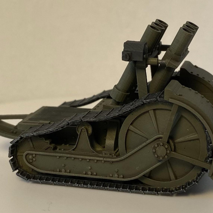 3D Printable Renault Pattern Multi Mortar - Pre-supported by Tiny ...
