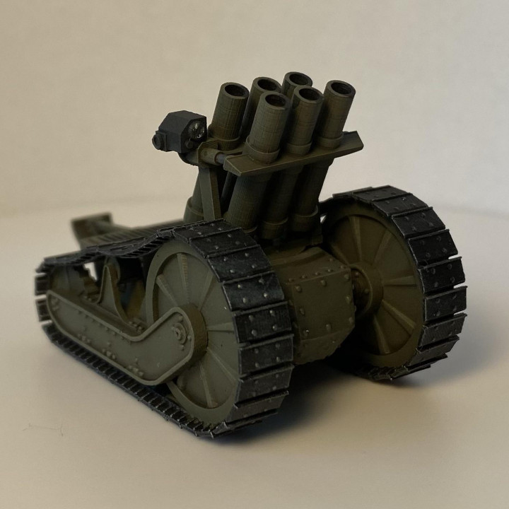 3D Printable Renault Pattern Multi Mortar - Pre-supported by Tiny ...