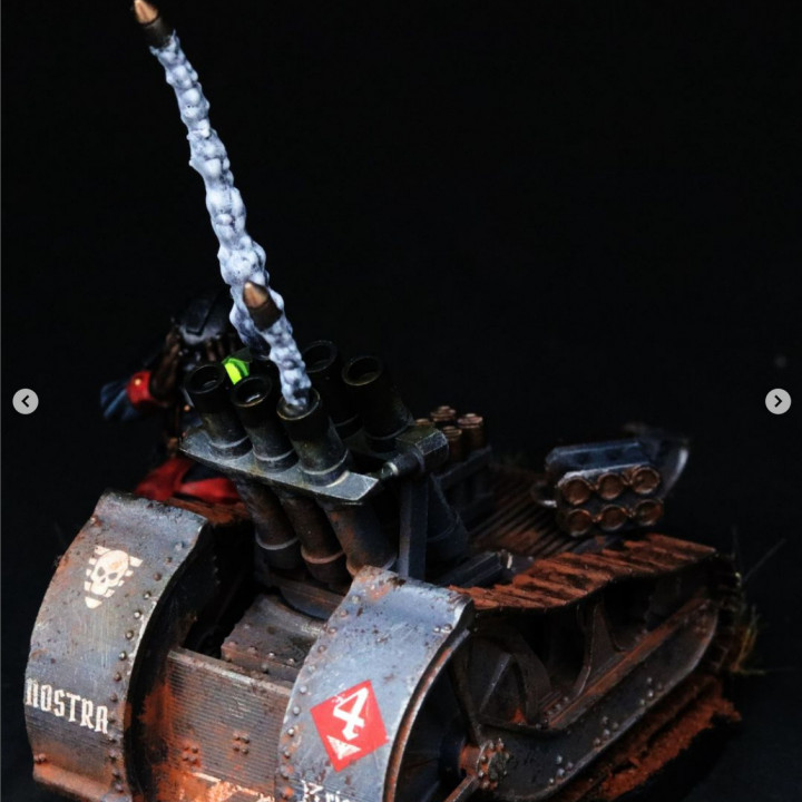 3D Print of Renault Pattern Multi Mortar - Pre-supported by ...