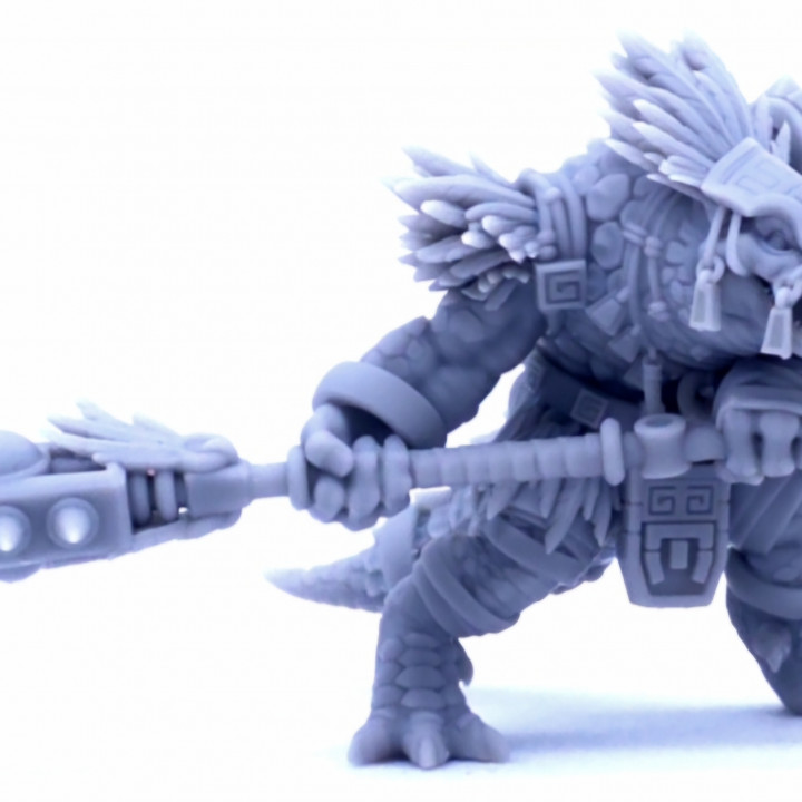 3D Print of Saurian Gator Veteran by HydraSnipes