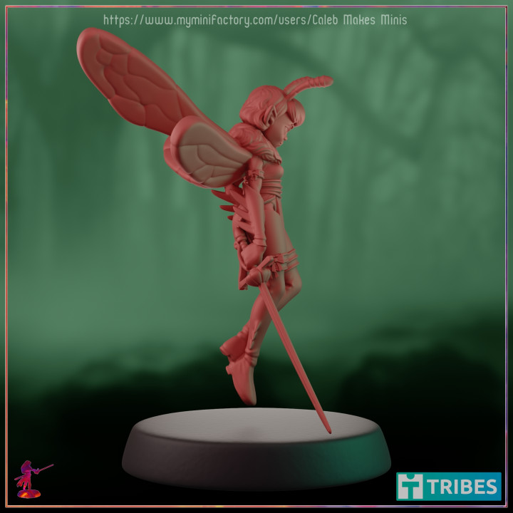 3D Printable Hornet Fairy, Rogue [PRE-SUPPORTED] | Feywild Series by ...