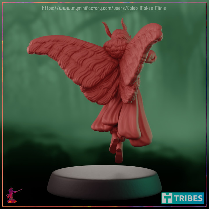 3D Printable Moth Fairy, Wizard [PRE-SUPPORTED] | Feywild Series by ...