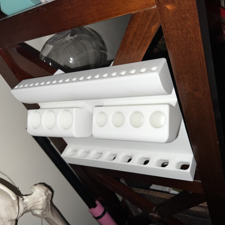 3D Printable Tool Rack by Alan Werner
