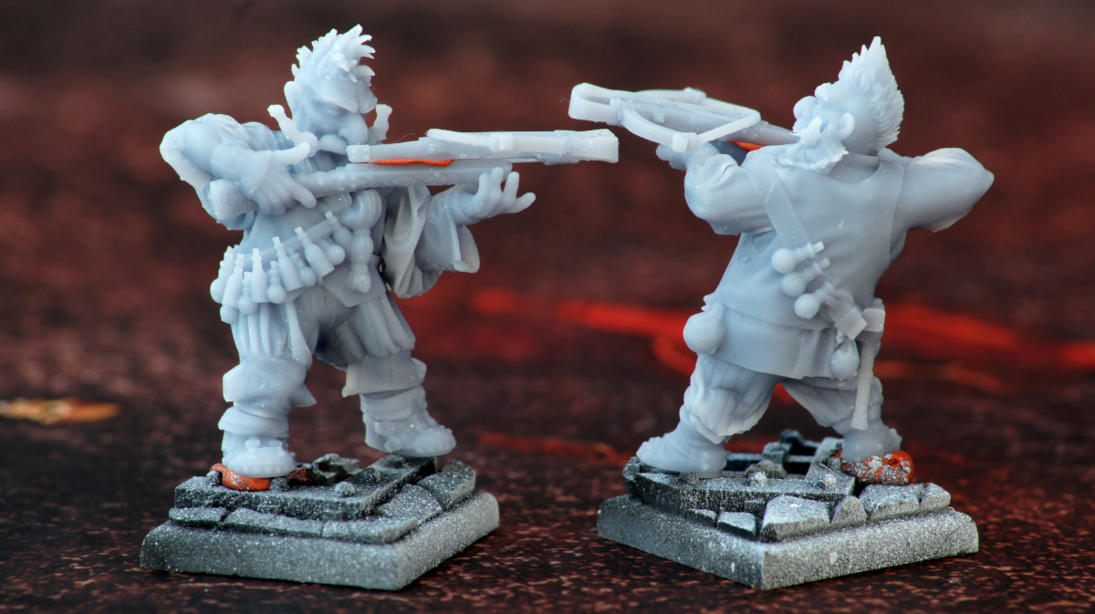 3D Printable DWARF RANGED: Dwarves in Clothes with Firearms (Short and ...