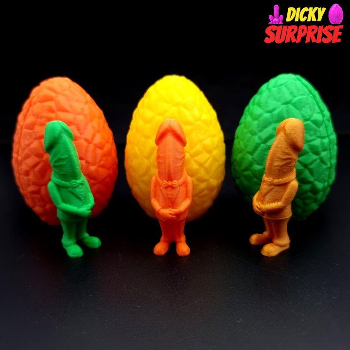 3D Printable Dicky Surprise Mr Dick by iradj3d