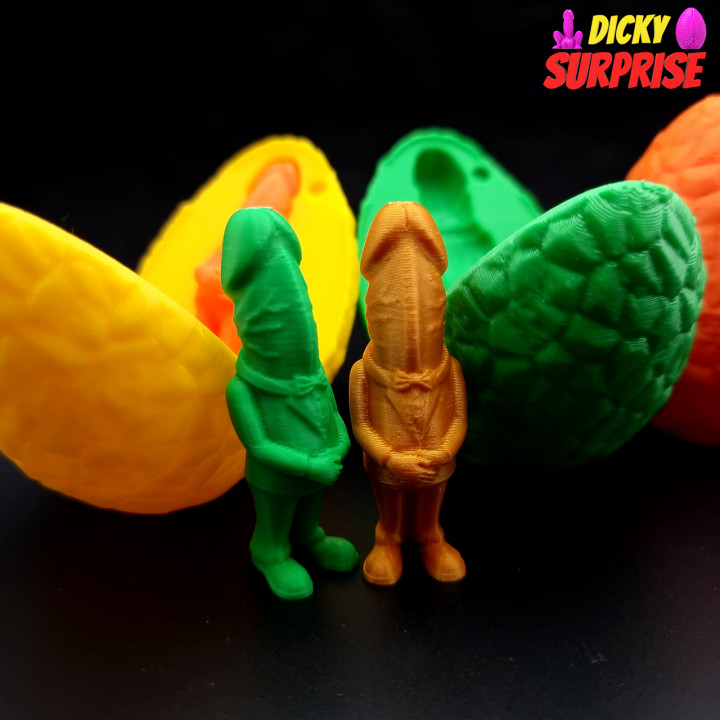 3D Printable Dicky Surprise Mr Dick by iradj3d