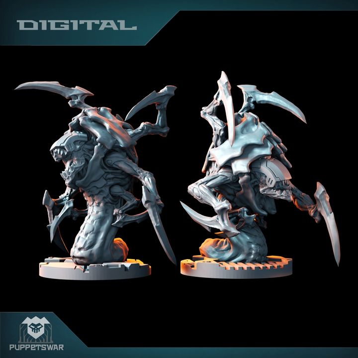 3D Printable Digger Bugs by Puppetswar Miniatures