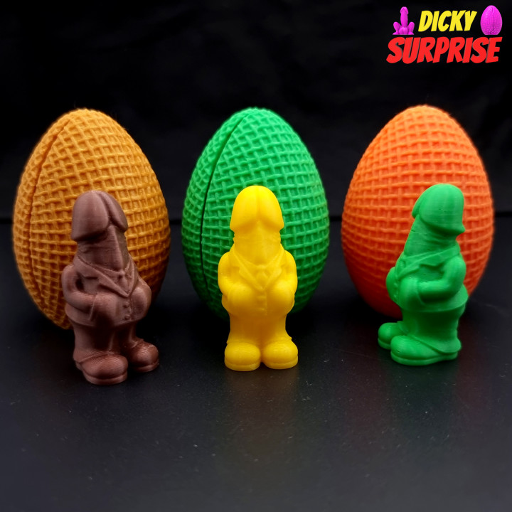 3D Printable Dicky Surprise Mr Mini Dick by iradj3d