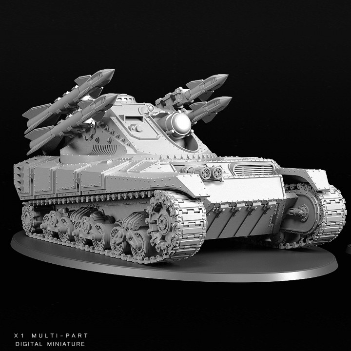 3D Printable [LEGACY] Skjalos Armoury - Üdaji Heavy Missile Tank by ...