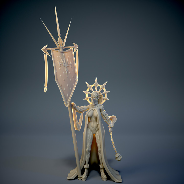 3D Printable Xanthe High Priestess by Mad's Minis