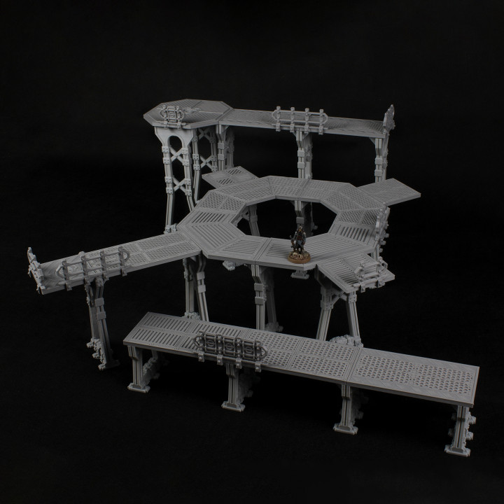 3D Printable Industrial Walkways by Tesseract Tomb