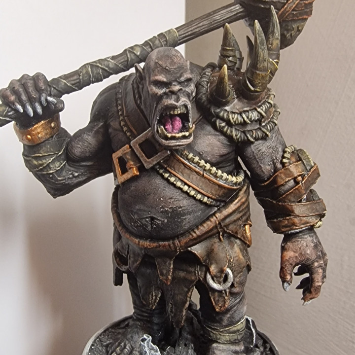 3D Print of Ogre 2 - Creature Pack 01 by Gnome Forge