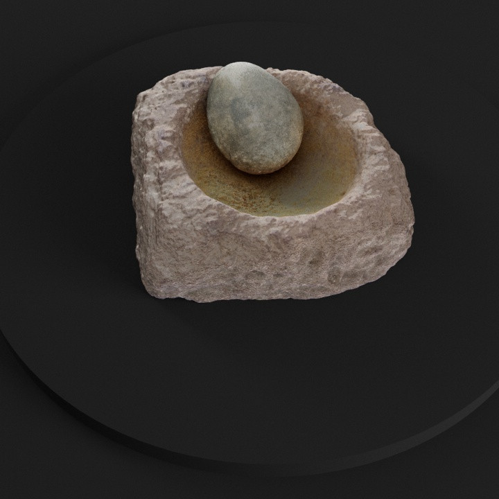 3D Printable Mortero by Carlos Pacha