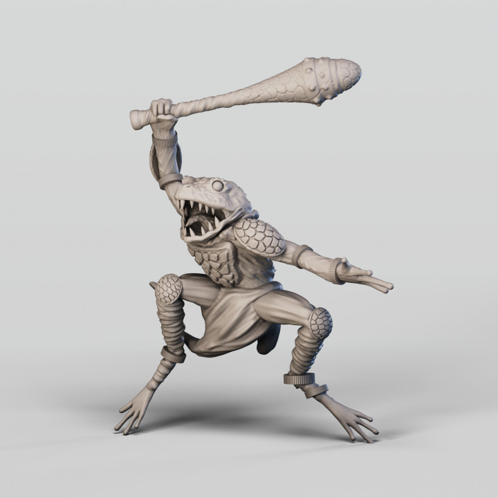 3D Printable Boggard Warrior - 2 poses by 2moronic miniatures