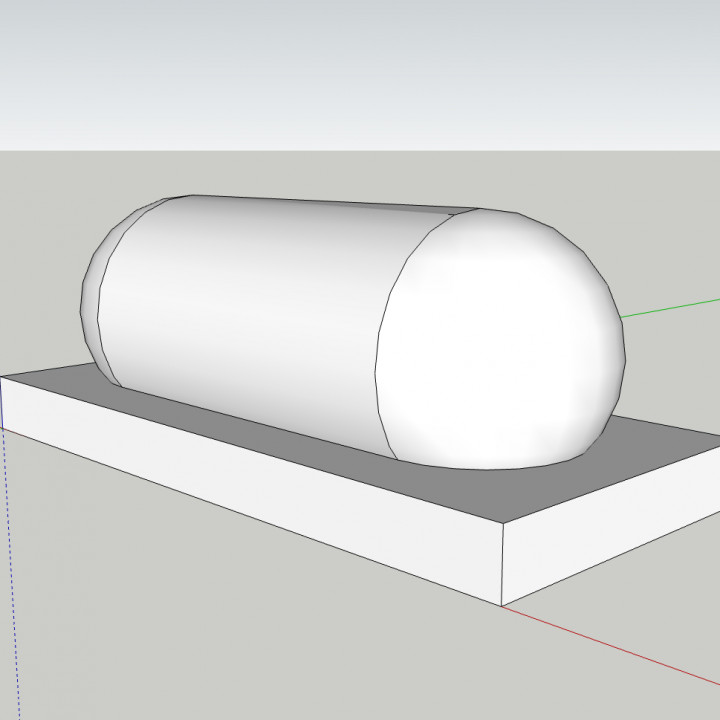 3D Printable simple bacteria by Marc Zavala