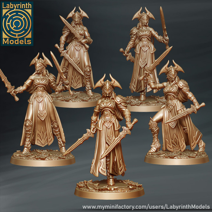 3D Printable Amazons Collection Vol. 2 - 32mm scale by Labyrinth Models