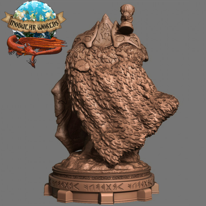 3D Printable Old Guardian Dwarf by Modular Worlds