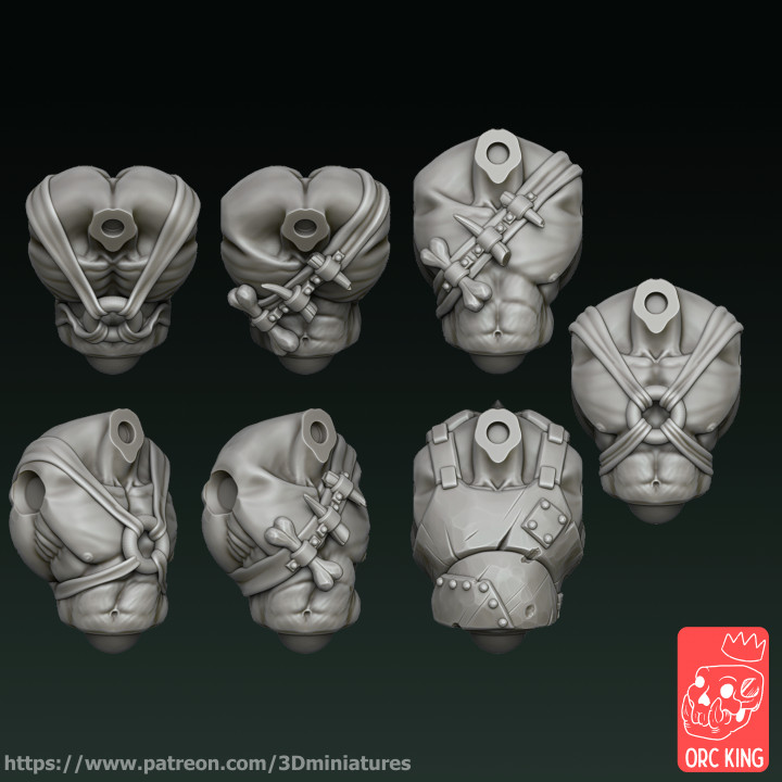 3D Printable Ork Modular Army (supported) by Orc King Studio