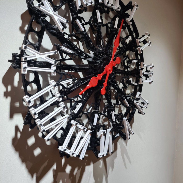 3D Printable Wall Clock by Tomasz