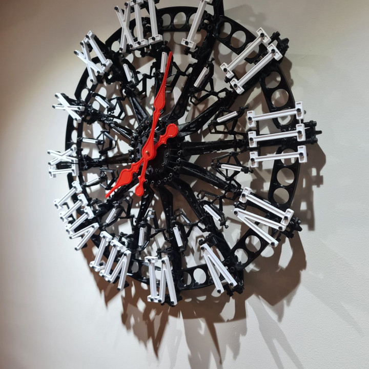 3D Printable Wall Clock by Tomasz